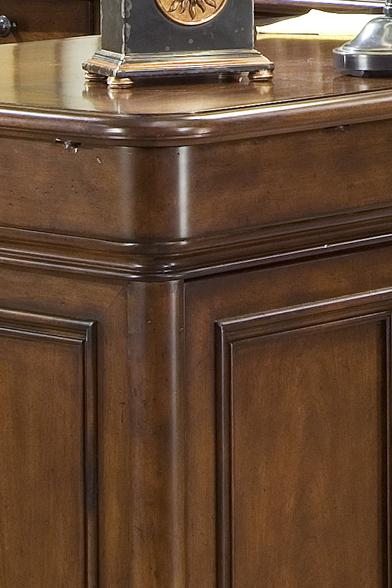 Villa tuscano return desk with hutch store